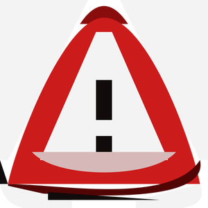 1448 free clip art warning triangle | Public domain vectors