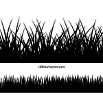 Siluet rumput | Domain publik vektor