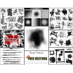 Retak dan tekstur grunge vektor | Domain publik vektor