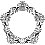 Adornmnet bunga bulat | Domain publik vektor