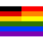 Flag of Germany in ink splatter | Public domain vectors