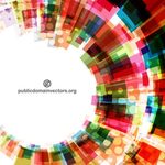 Colorful card design vector | Public domain vectors