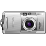 Cyfrowy aparat fotograficzny linii sztuka wektor grafika | Wektory w ...