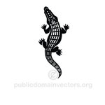 Alligator slhouette | Public domain vectors