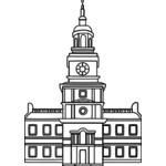 Independence Hall vector | Public domain vectors