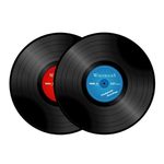 Vector graphics of vinyl records | Public domain vectors